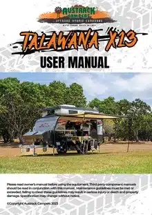 Austrack Owner's Manuals for Camper trailers | Austrack Campers