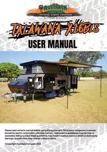 Austrack Owner's Manuals for Camper trailers | Austrack Campers