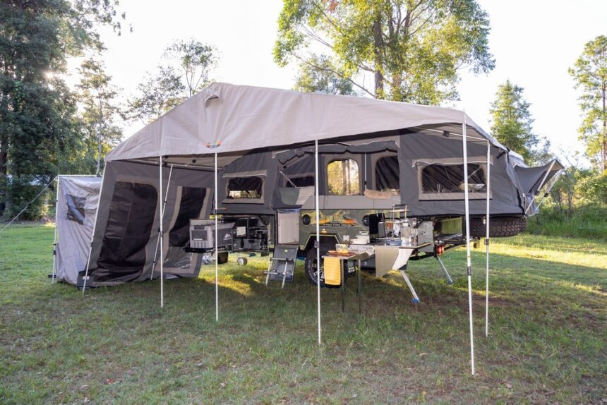 PLENTY-X Double Folding Camper Trailer - Offroad Hybrid Campers and ...