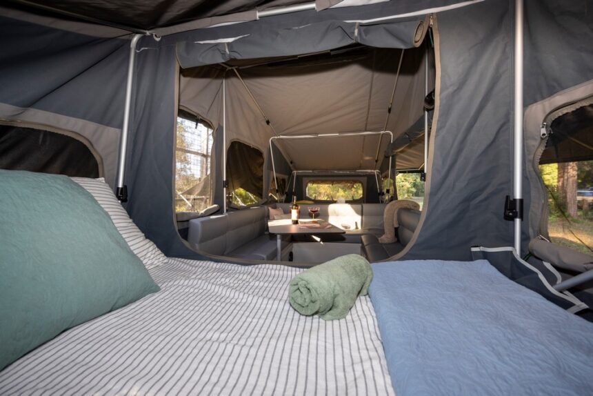 PLENTY-X Double Folding Camper Trailer - Offroad Hybrid Campers and ...