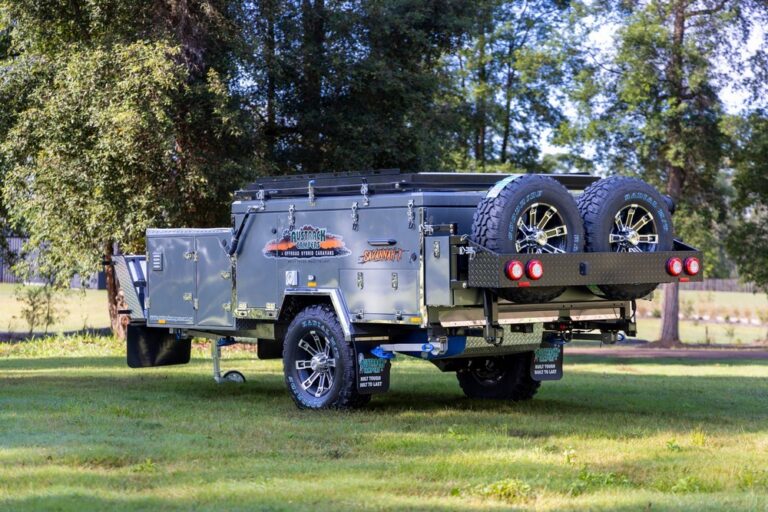 SAVANNAH-X Forward Folding/Rear Slide Camper Trailer - Offroad Hybrid ...