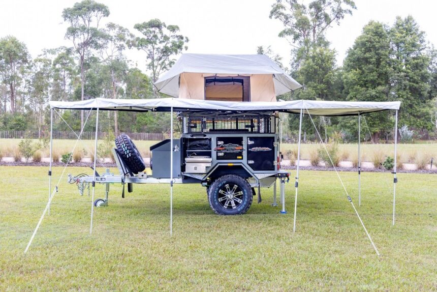 SIMPSON X Rooftop Tent Camper Trailer - Offroad Hybrid Campers and Caravans
